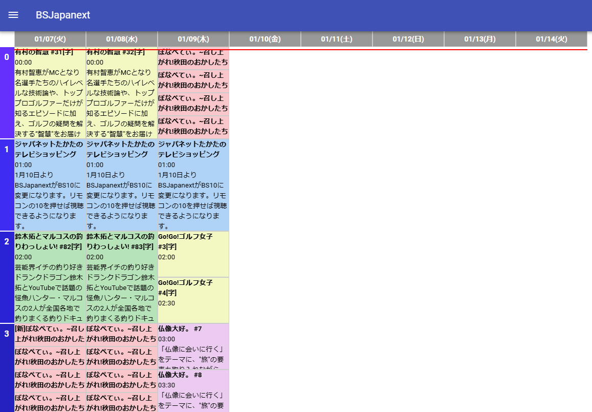 自宅録画サーバーをBS10開局に備える(2025年1月10日) - Simple Life in the digital age